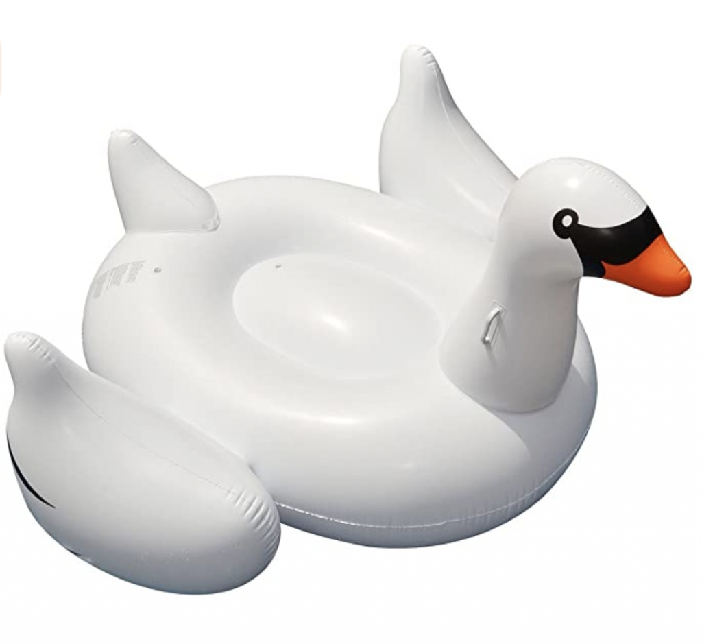 Inflatable Ride-On Swan Giant Float (for Older Kids Or Adult) | Tots ...